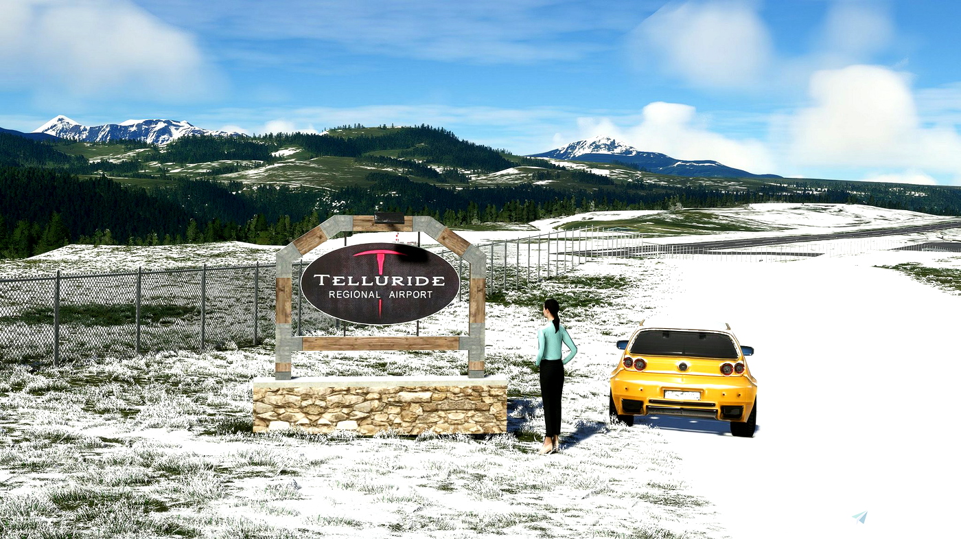 UK2000 Scenery - KTEX - Telluride Regional Airport for MSFS