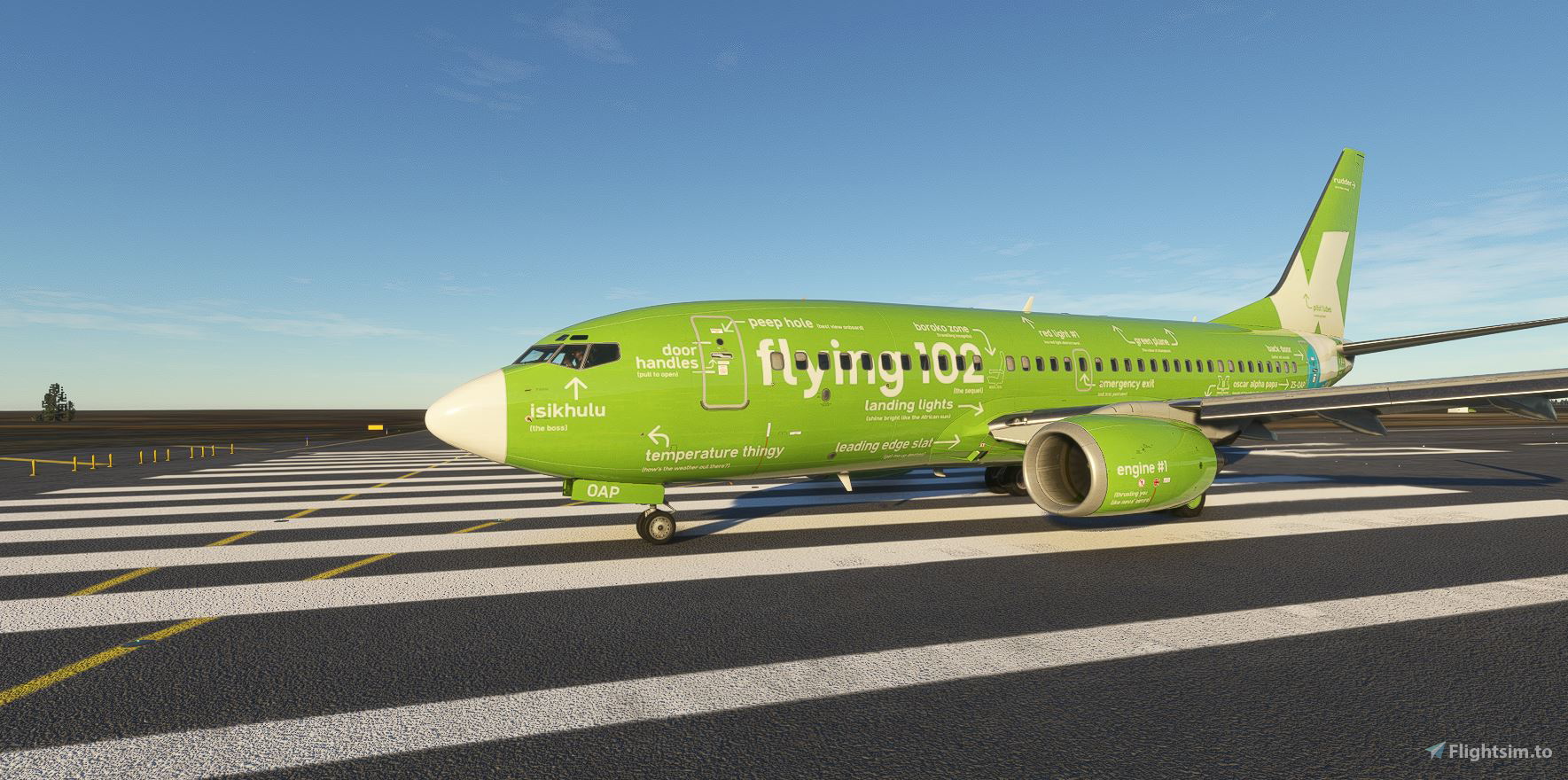 Kulula Flying 102 PMDG B737-700 (request) » Microsoft Flight Simulator