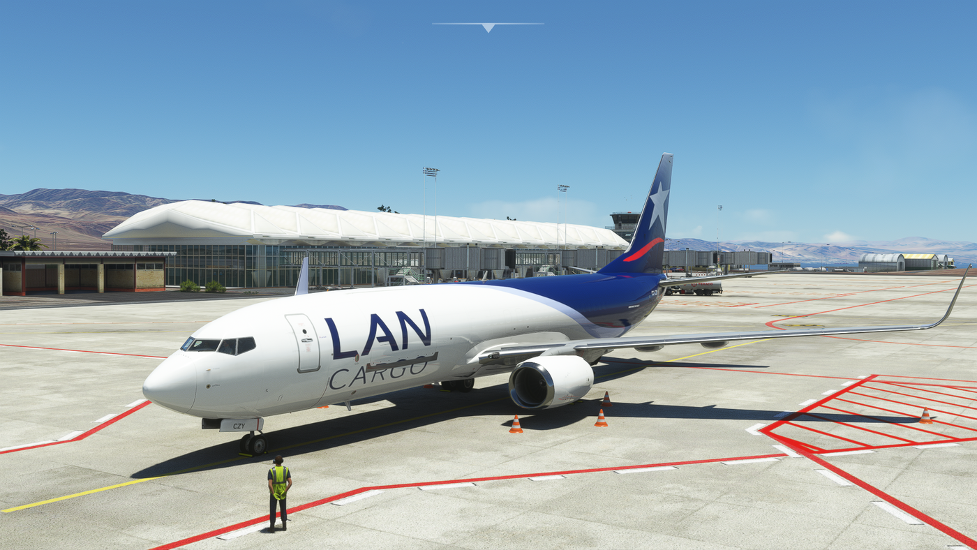 LAN Chile CARGO CC-CZY PMDG 738 BCF for Microsoft Flight Simulator | MSFS