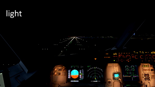 Landing Lights Enchancement [FENIX a320ceo] » Microsoft Flight Simulator