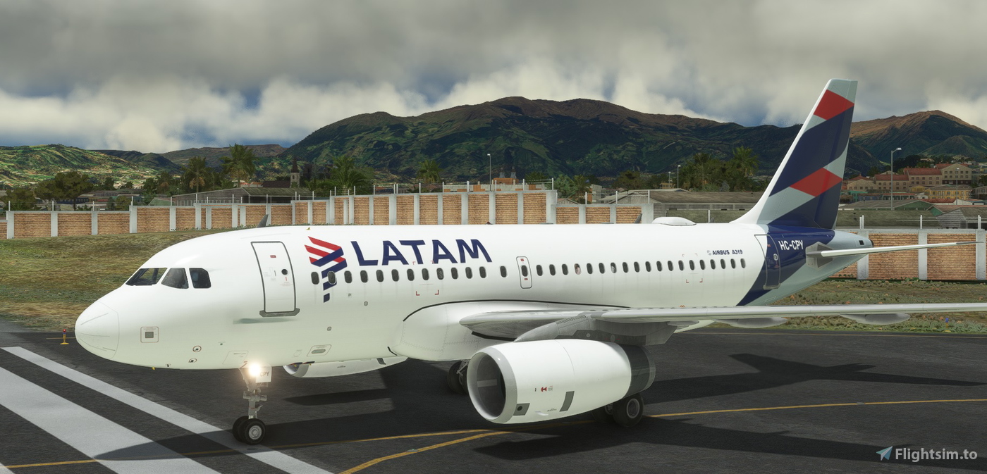 LatinVFR A319 - LAN ECUADOR A319 IAE HC-CPY for Microsoft Flight Simulator | MSFS