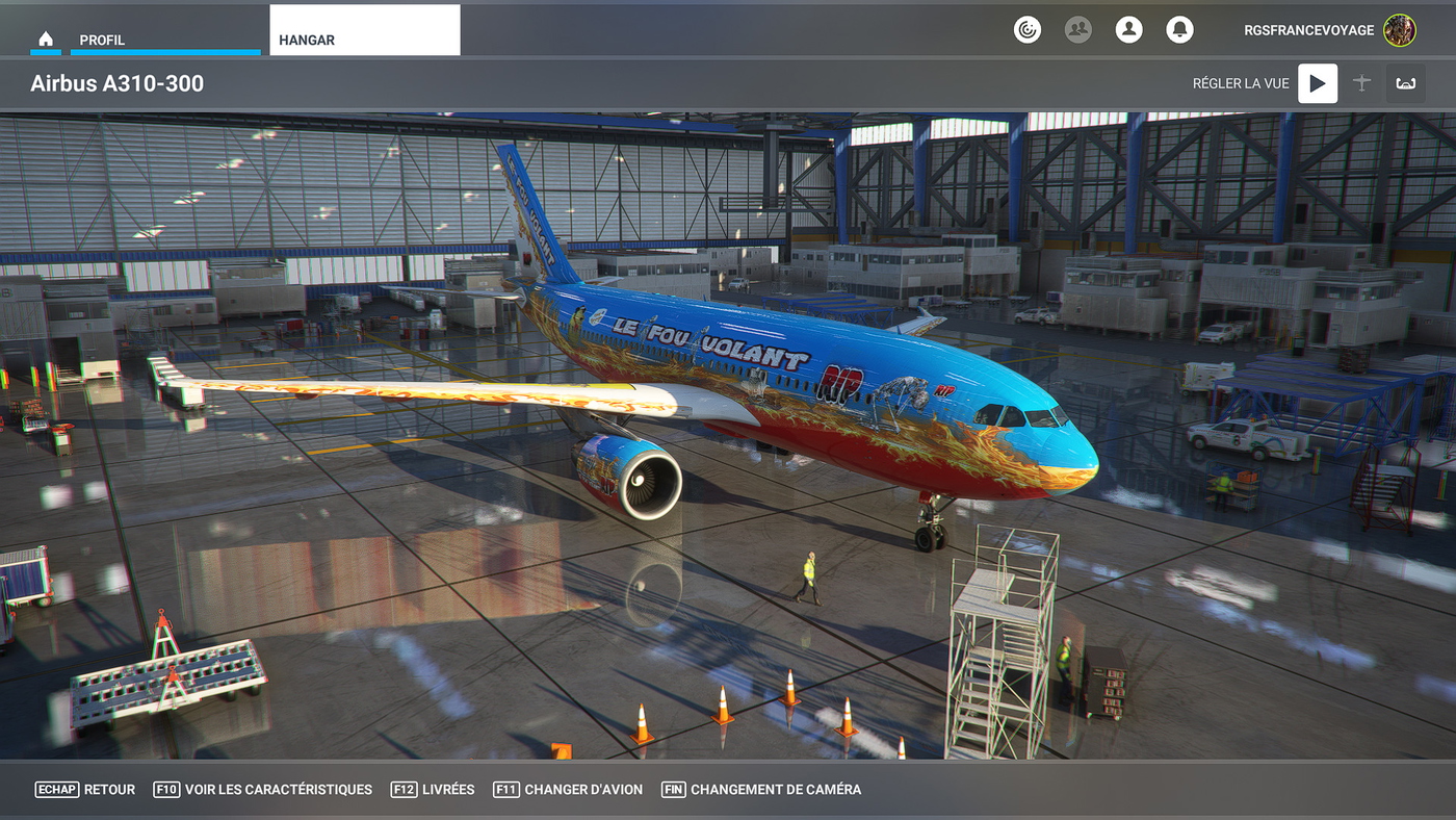 LE FOU VOLANT LIVREES DE A310-300 fAIT PAR RGSfrancevoyage for ...
