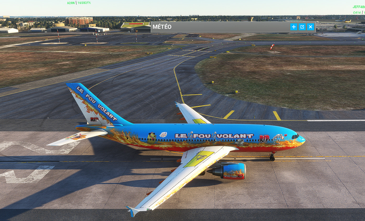 LE FOU VOLANT LIVREES DE A310-300 fAIT PAR RGSfrancevoyage for ...