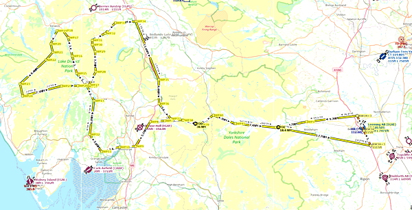 LFA14 RAF Typhoon Low Level Sortie - Coningsby, Fife, Dunkeld, A9 ...