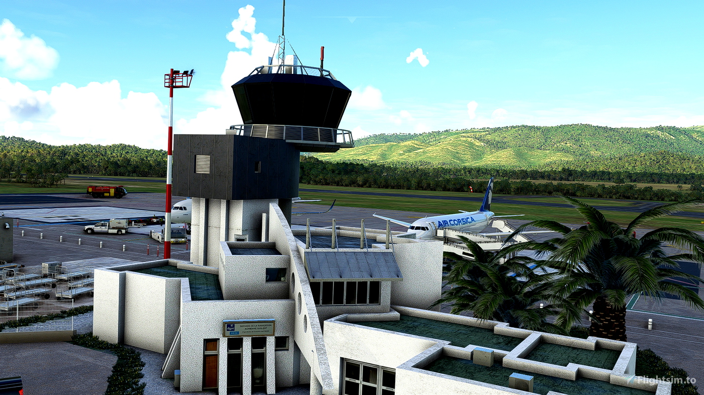 FSX3D - LFKF - Figari-Sud-Corse for MSFS