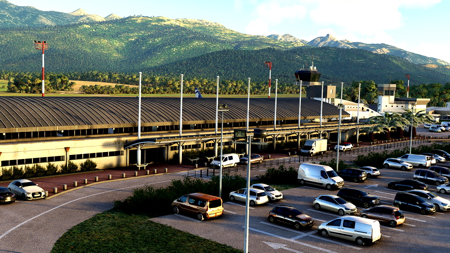 FSX3D - LFKF - Figari-Sud-Corse for MSFS