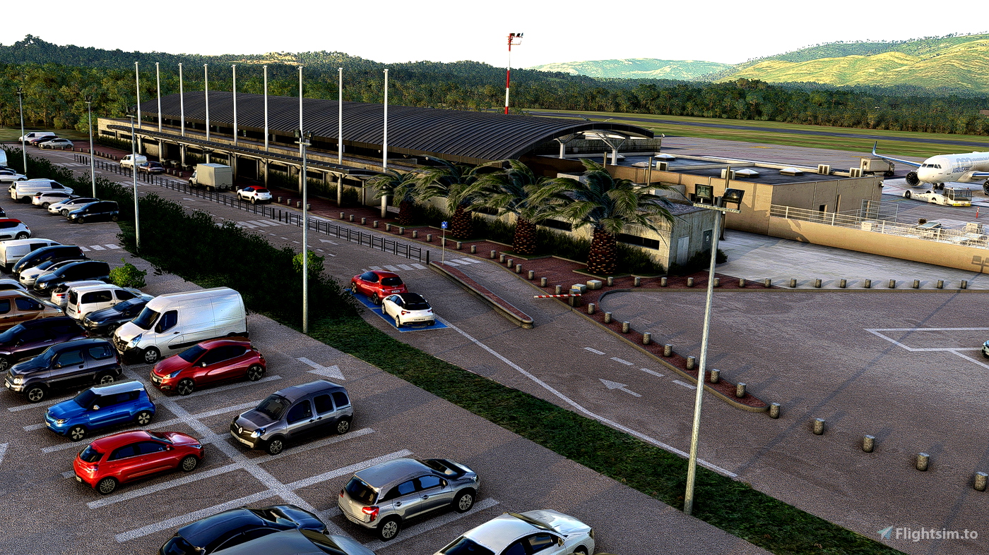 FSX3D - LFKF - Figari-Sud-Corse for MSFS