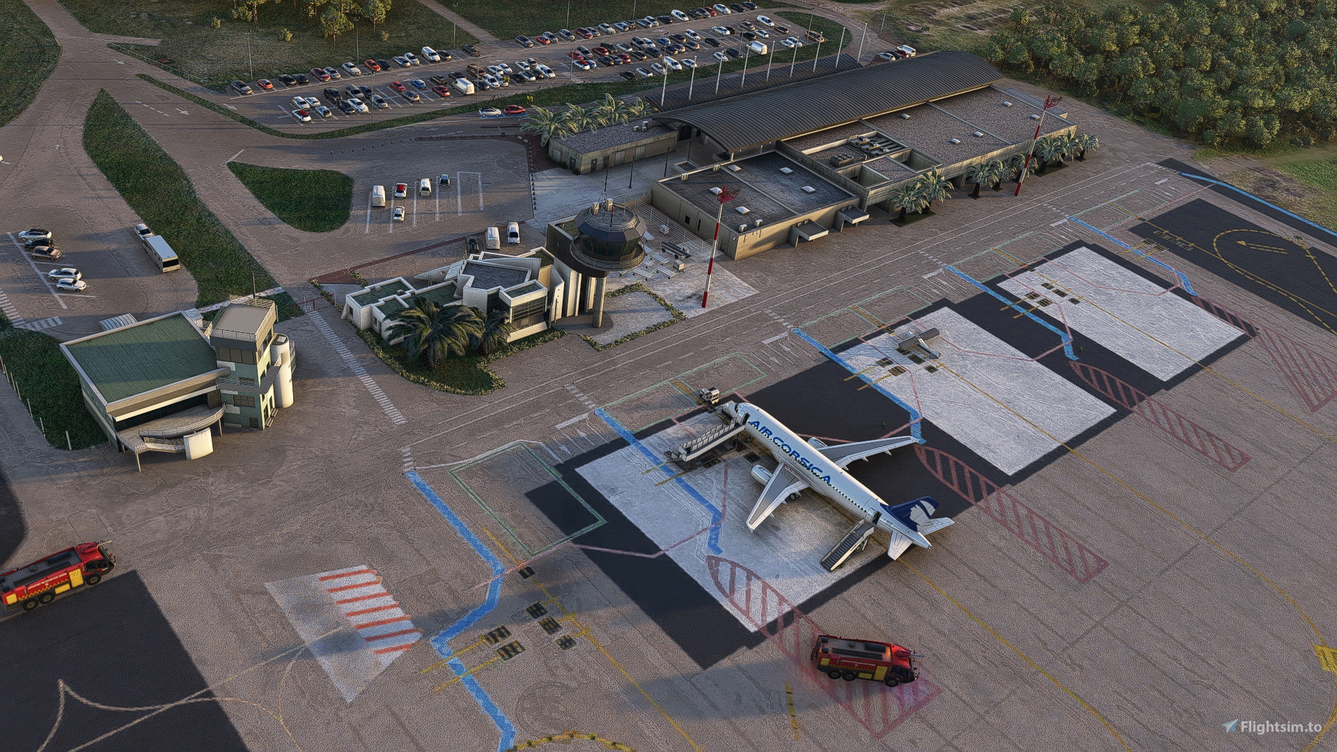 FSX3D - LFKF - Figari-Sud-Corse for Microsoft Flight Simulator | MSFS