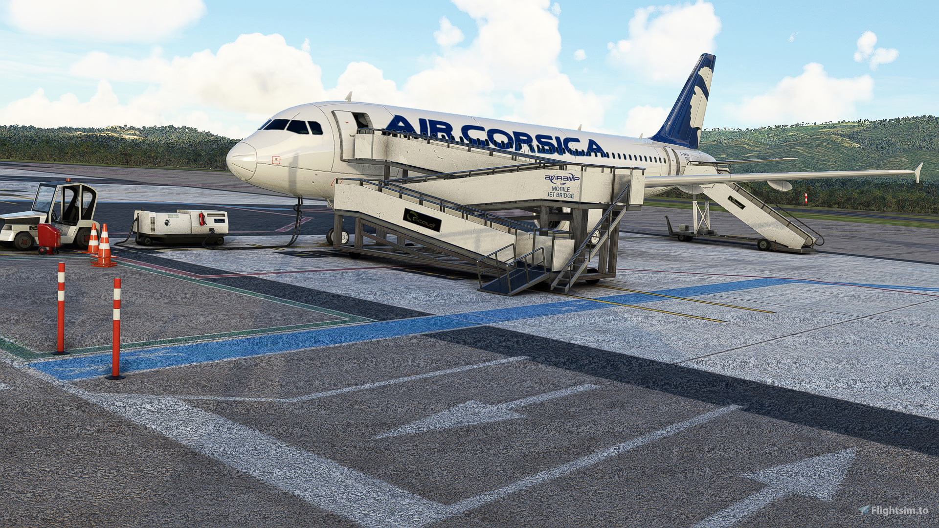 FSX3D - LFKF - Figari-Sud-Corse for Microsoft Flight Simulator | MSFS