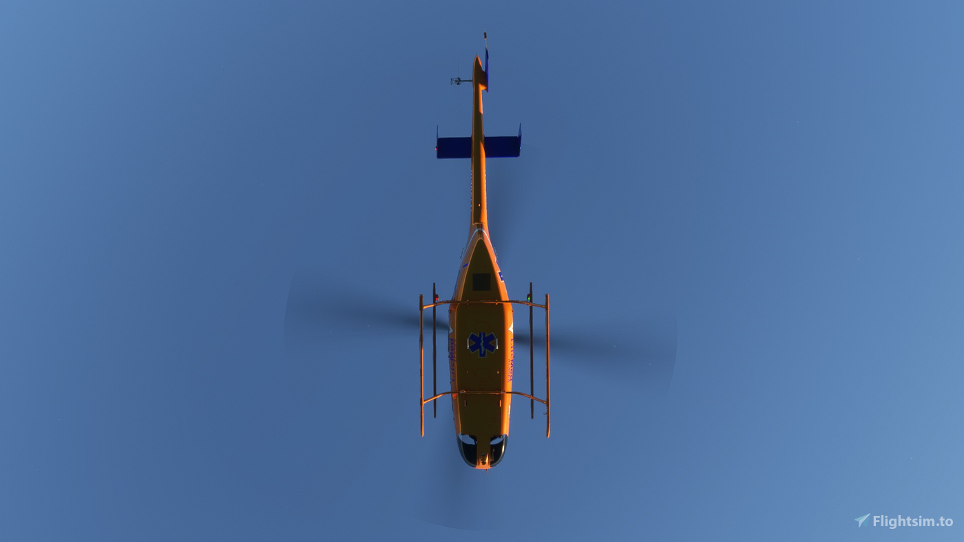 LifeMed Alaska Bell 407 for Microsoft Flight Simulator | MSFS