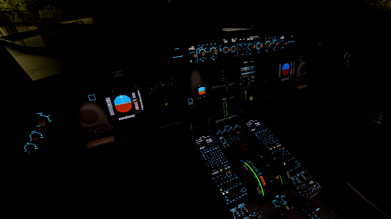 Light Blue and White LCD for the new updated Airbus A330-900neo ...