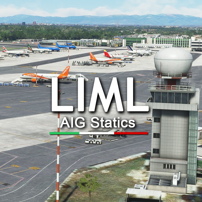 LIML Milan Enhanced (AIG static aircrafts) for Microsoft Flight ...