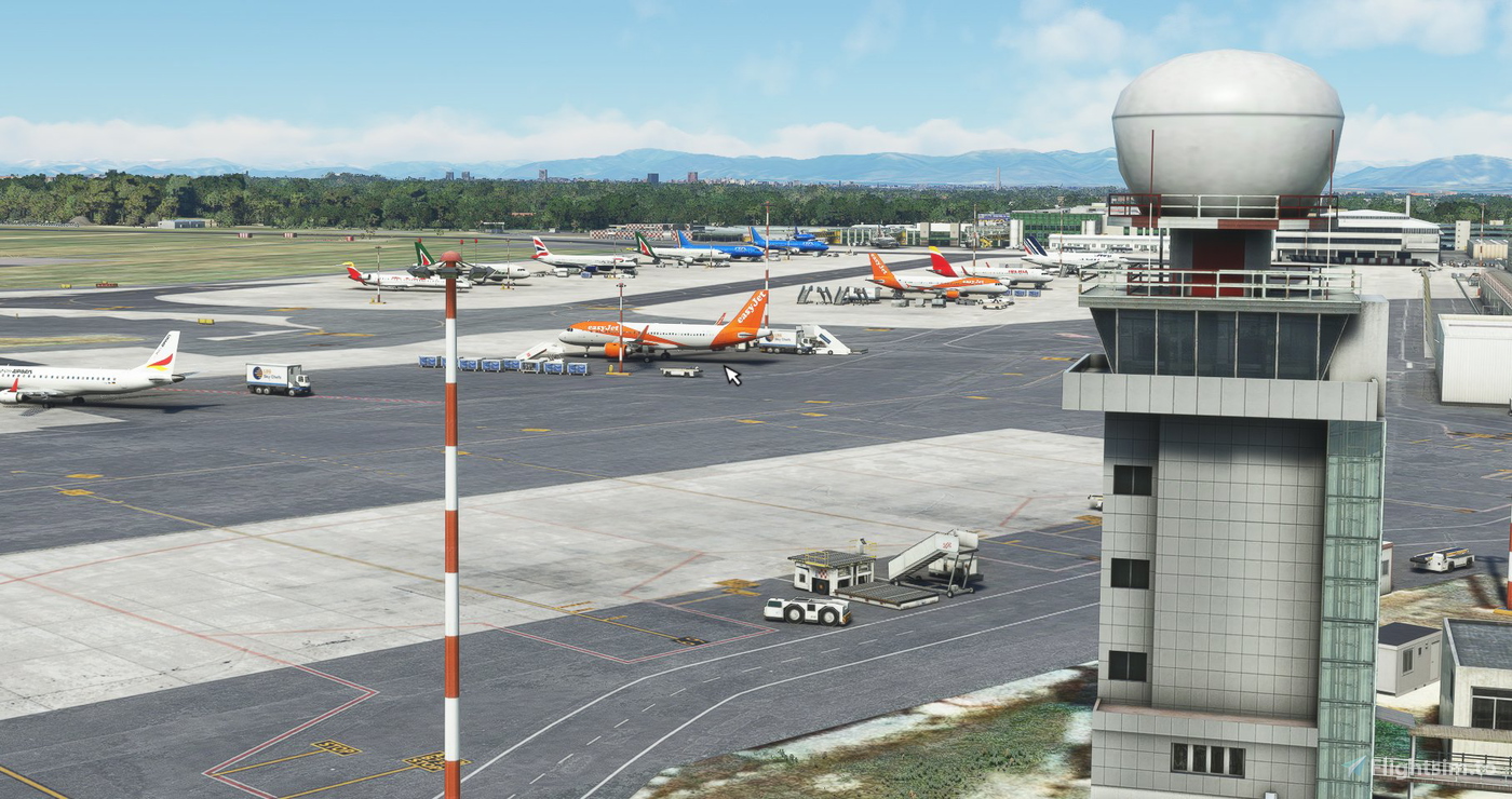 LIML Milan Enhanced (AIG static aircrafts) for Microsoft Flight ...