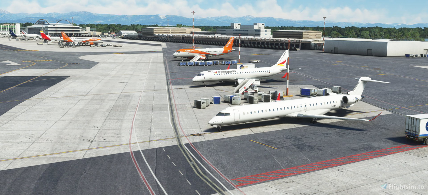 LIML Milan Enhanced (AIG static aircrafts) for Microsoft Flight ...