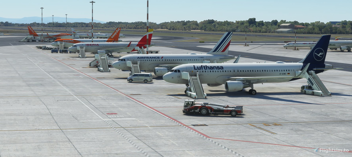 LIML Milan Enhanced (AIG static aircrafts) for Microsoft Flight ...