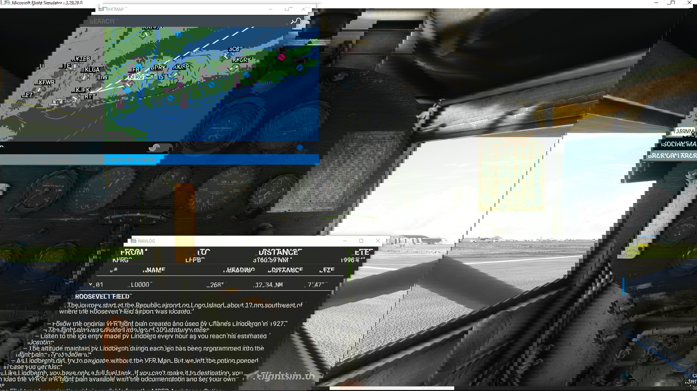 Lindbergh - Spirit of St-Louis (FsxRwt) for Microsoft Flight Simulator ...