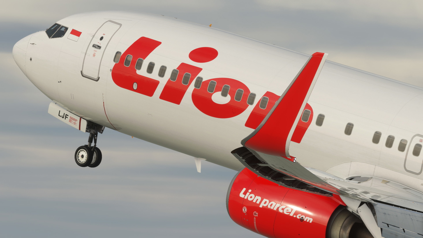 Lion Air (PK-LJF 'Lion Parcel.com') - PMDG 737-900ER for Microsoft ...
