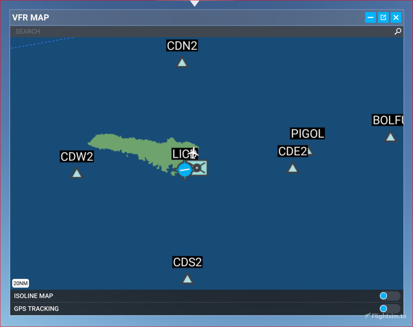 List of VISUAL REPORTING POINTS (VRPs) for Italy for Microsoft Flight ...