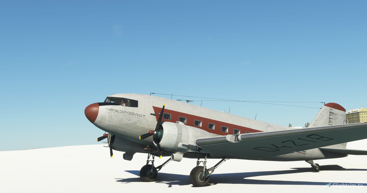 Lisunov-2T 04218 Aeroflot Polar Classic+GPS for Microsoft Flight ...