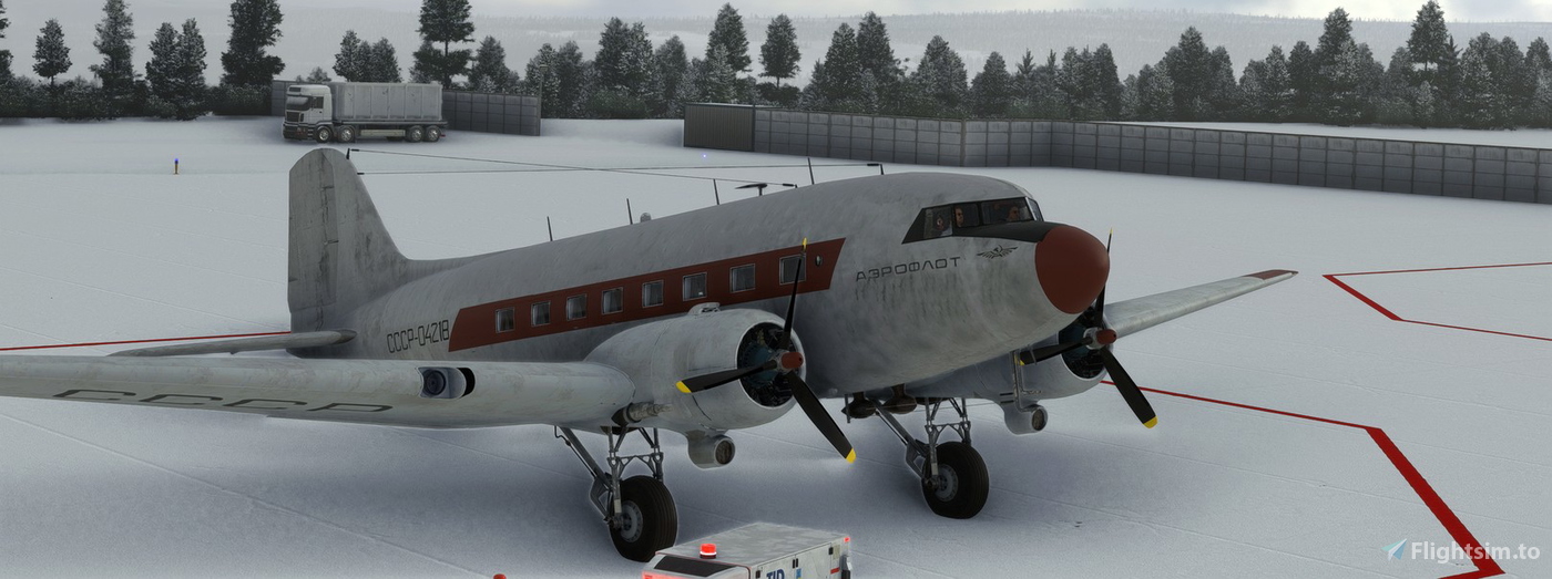 Lisunov-2T 04218 Aeroflot Polar Classic+GPS for Microsoft Flight ...