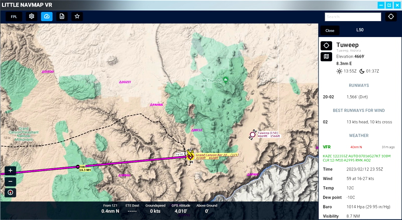 Little Navmap VR Panel for Microsoft Flight Simulator | MSFS