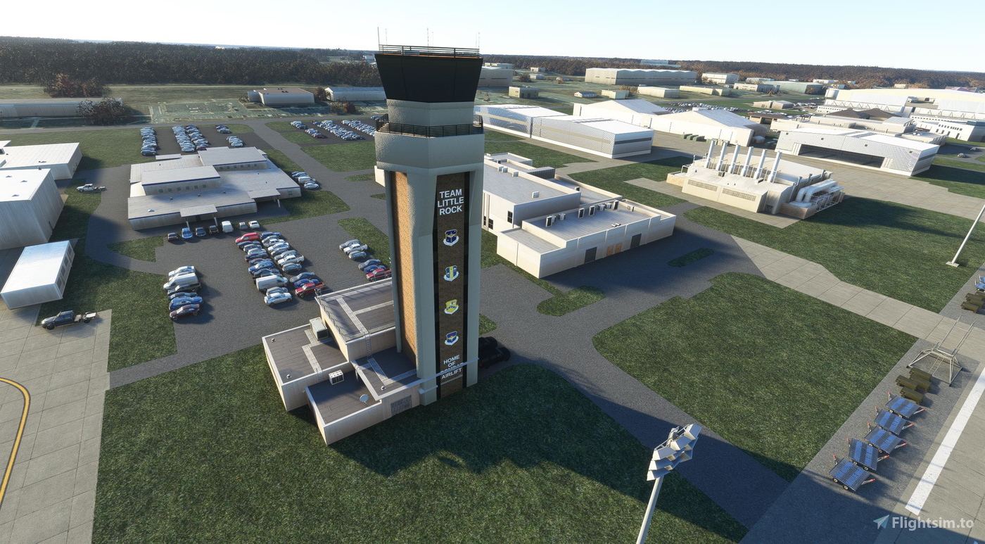 Little Rock AFB Control Tower for Microsoft Flight Simulator | MSFS