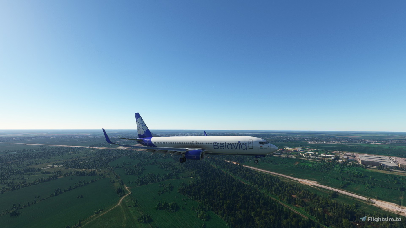 Livery Belavia(new) for PMDG 737-800 for Microsoft Flight Simulator | MSFS
