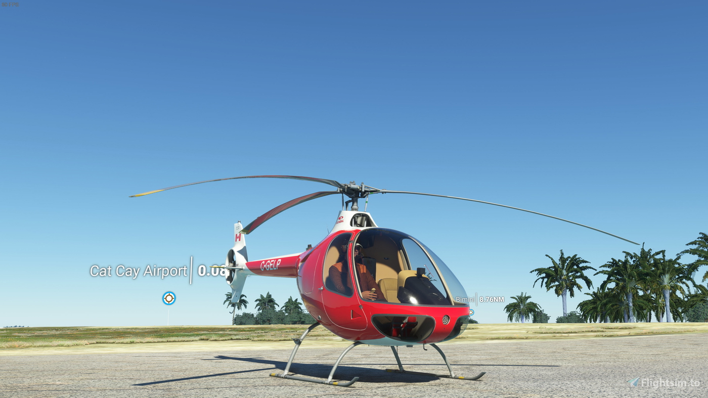 Livery Cabri G2 C-GELP for Microsoft Flight Simulator | MSFS