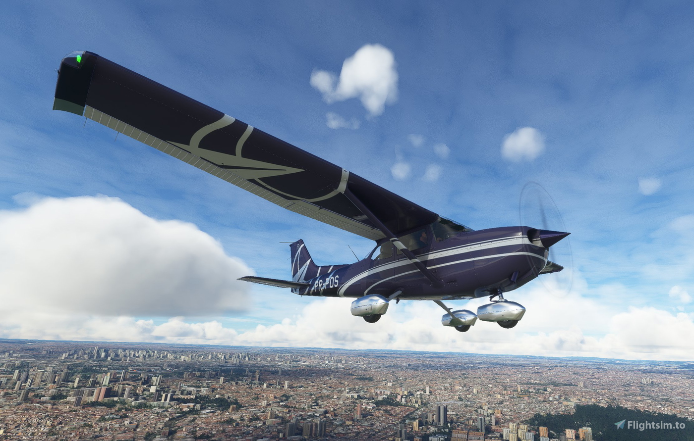Livery Cessna 172 POSCON pour Microsoft Flight Simulator | MSFS