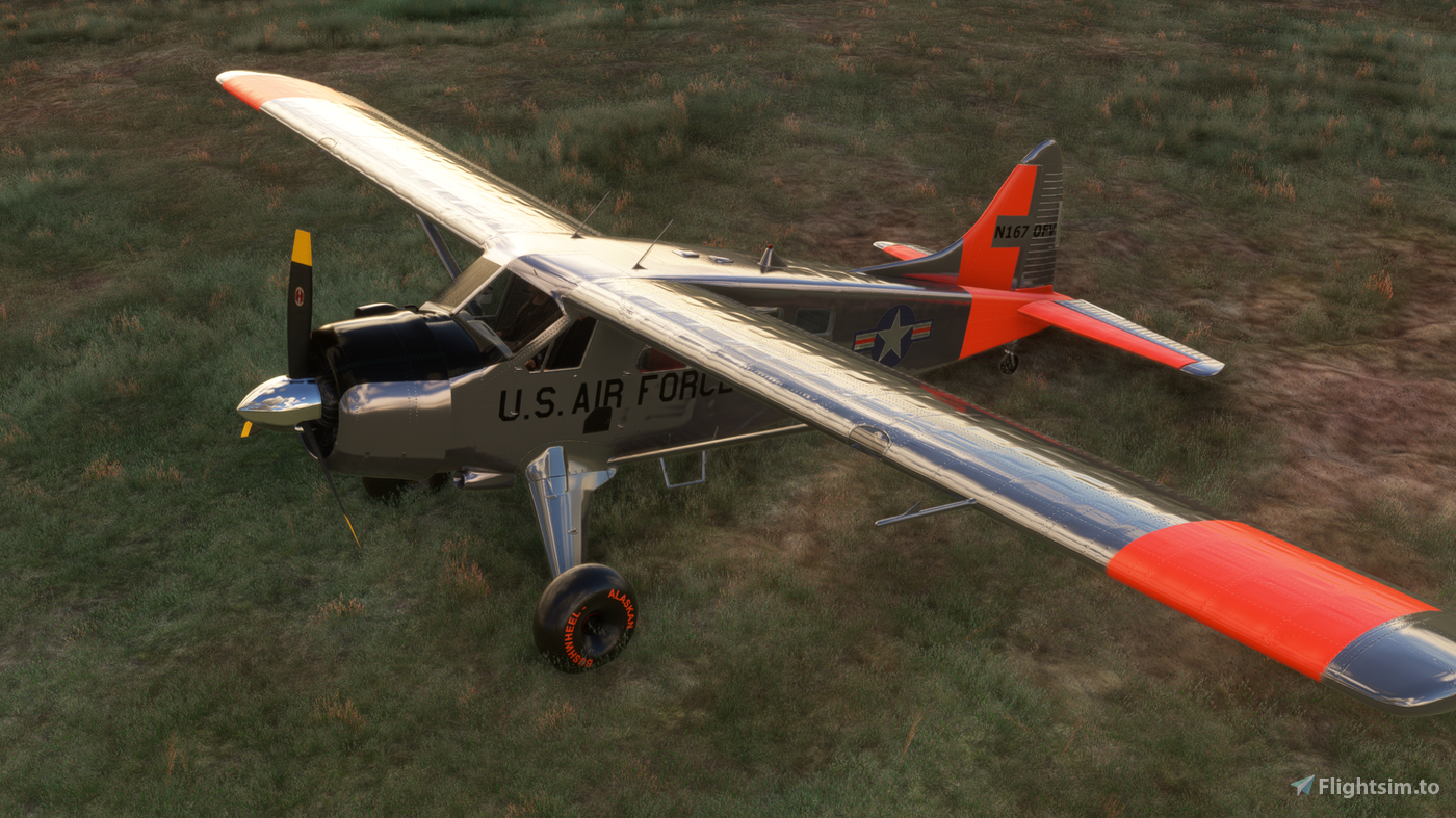 Livery - / DHC2-Beaver -- USAF -- for Microsoft Flight Simulator | MSFS
