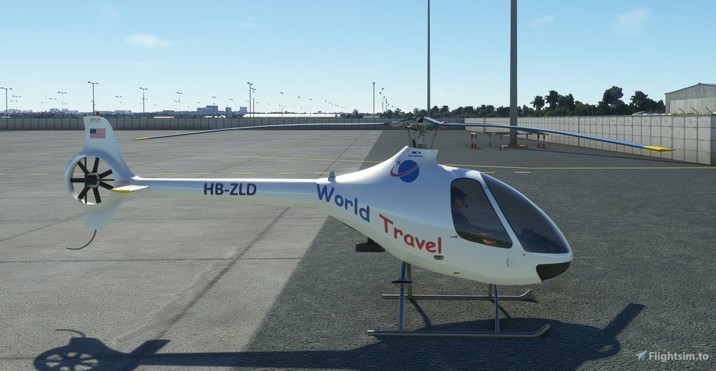 Livery - hcg-cabri-g2-World Travel para Microsoft Flight Simulator | MSFS