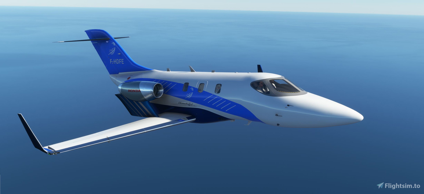 Livery - HondaJet - F-HDFE for Microsoft Flight Simulator | MSFS