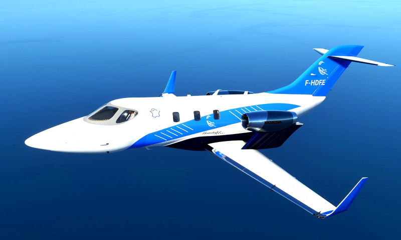 Livery - HondaJet - F-HDFE for Microsoft Flight Simulator | MSFS