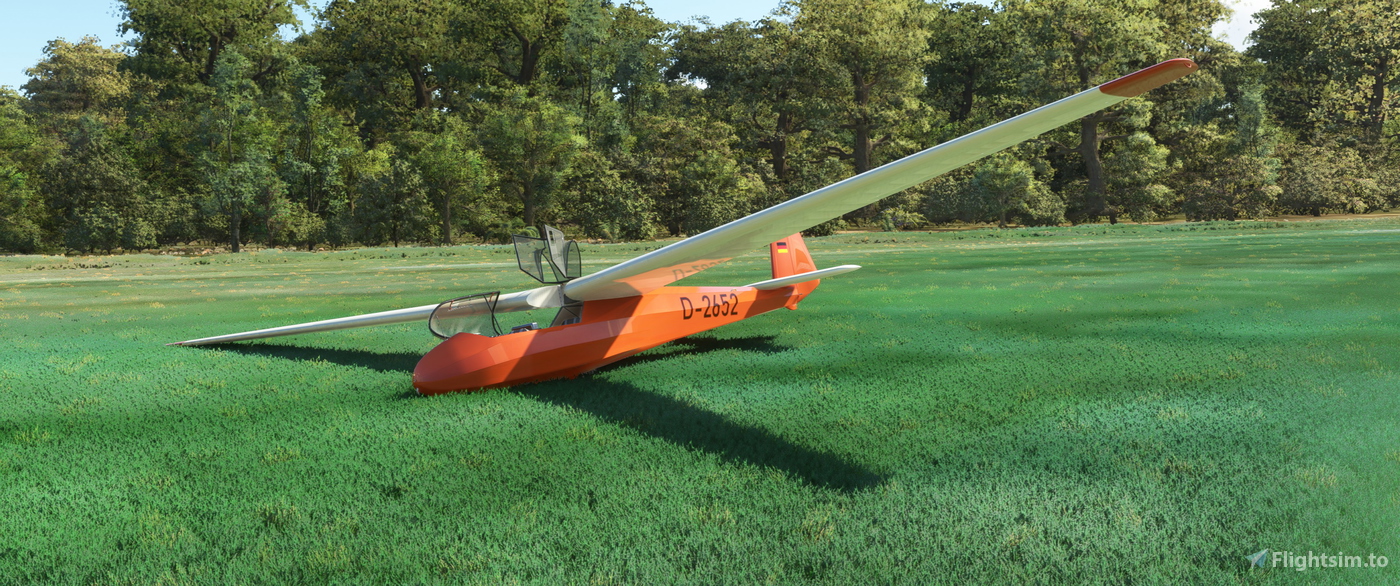 Livery Schleicher K7 D-2652 for Microsoft Flight Simulator | MSFS