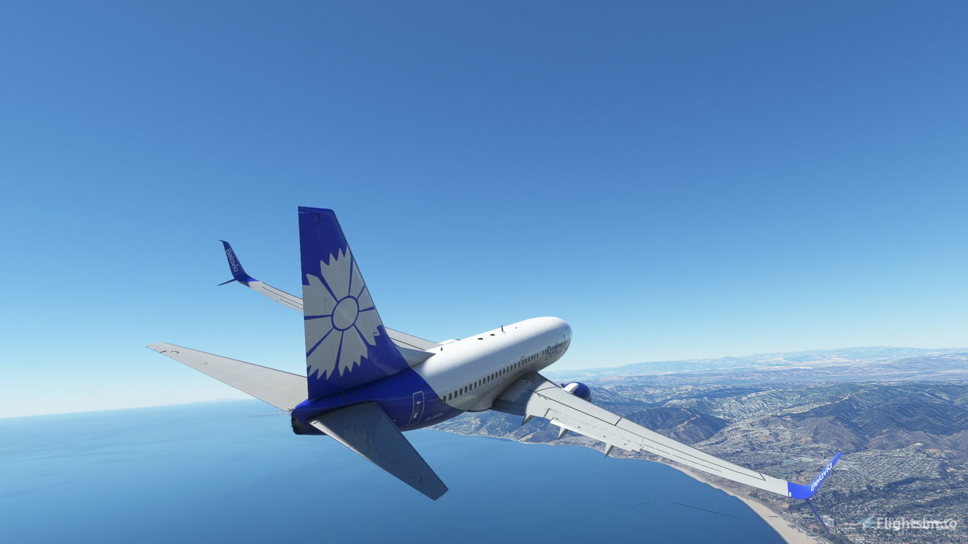 Livery (Split Scimitar)Belavia New for PMDG 737-700 for Microsoft ...