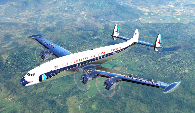 Lockheed Constellation Eastern Airlines Golden Falcon for Microsoft ...