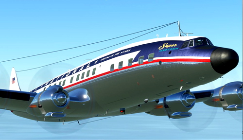 Lockheed Constellation National Airlines » Microsoft Flight Simulator