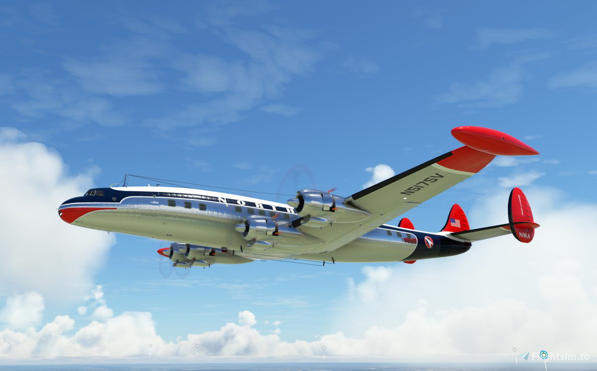 Lockheed Constellation Northwest Airlines for Microsoft Flight ...