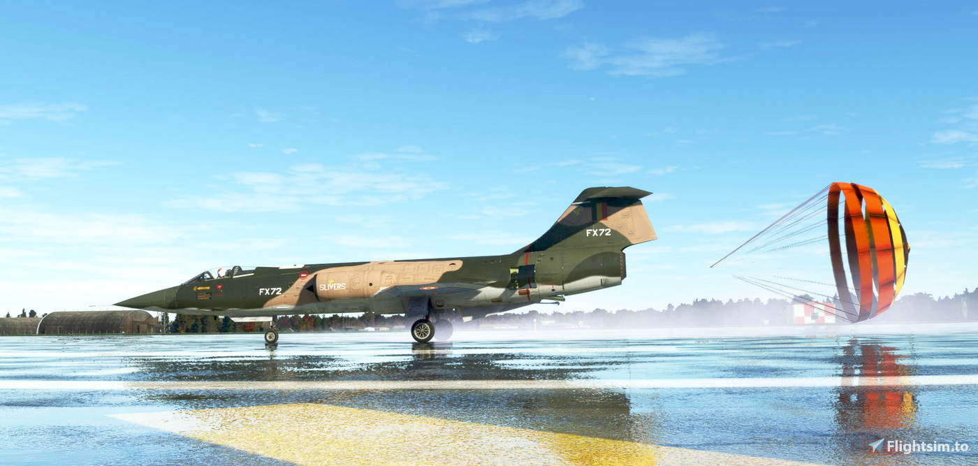Lockheed F-104G - Pack of 2 liveries of the BAF demo team "The Slivers ...