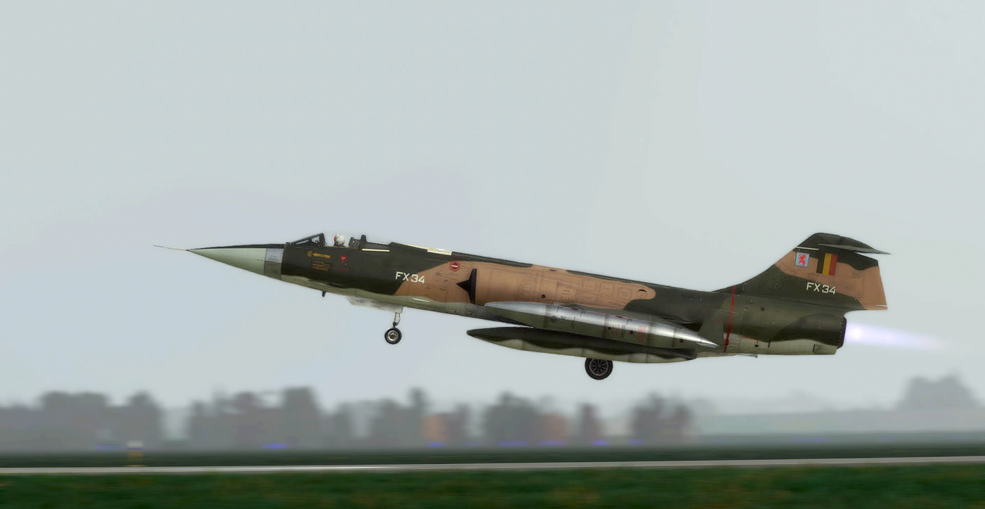 Lockheed F-104G - Pack of 3 liveries worn by FX34 during its career ...