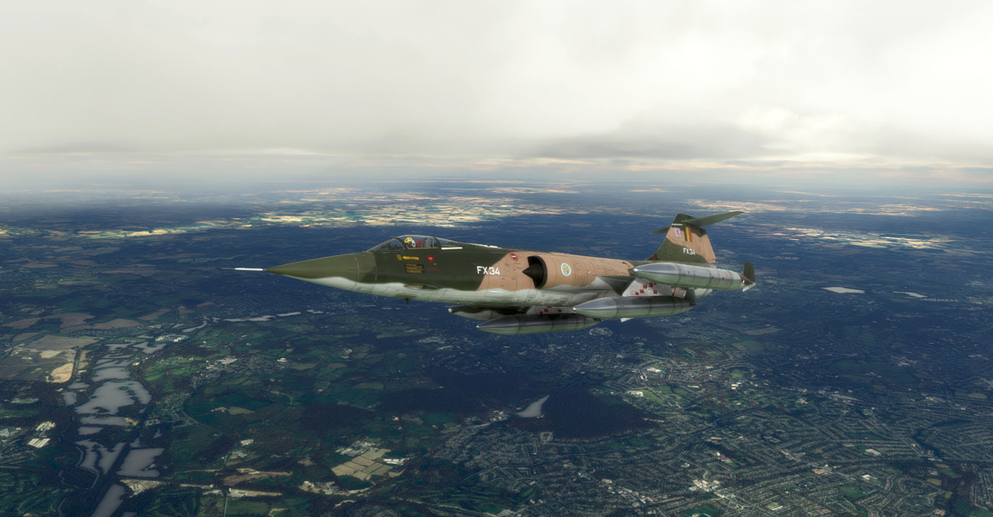 Lockheed F-104G - Pack of 3 liveries worn by FX34 during its career ...