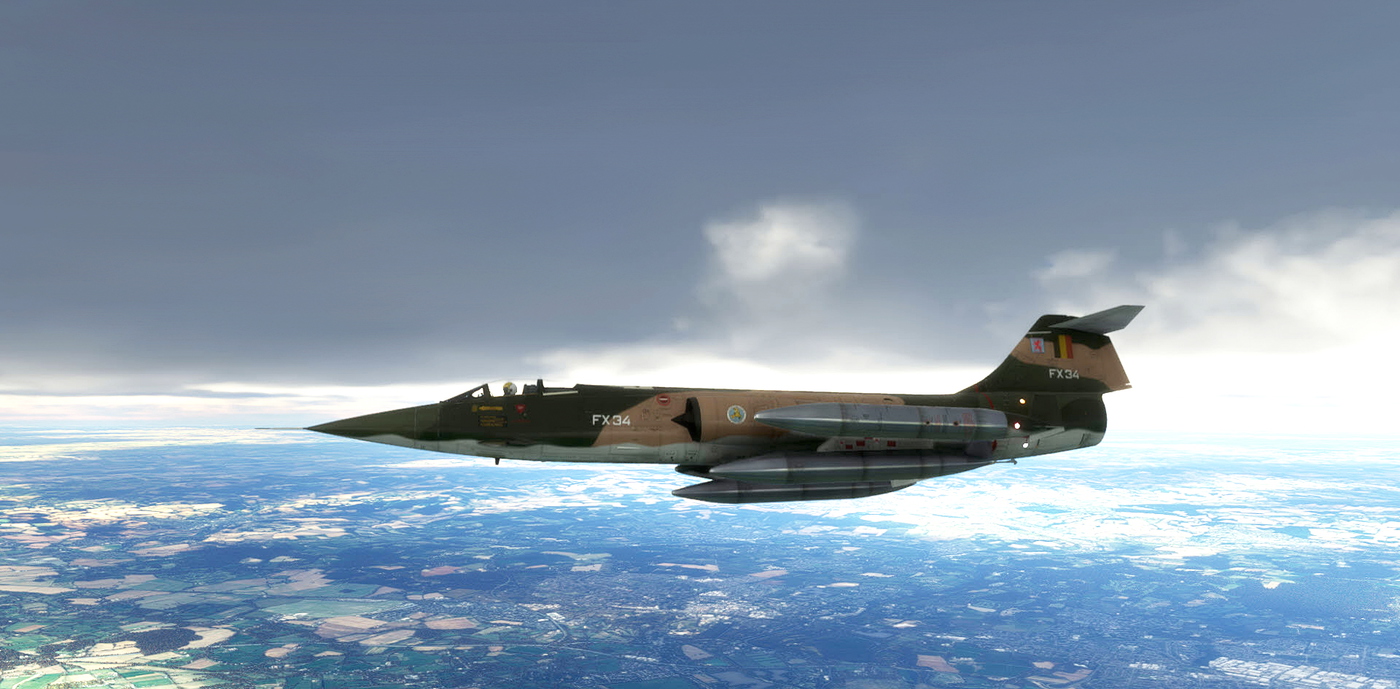 Lockheed F-104G - Pack of 3 liveries worn by FX34 during its career ...