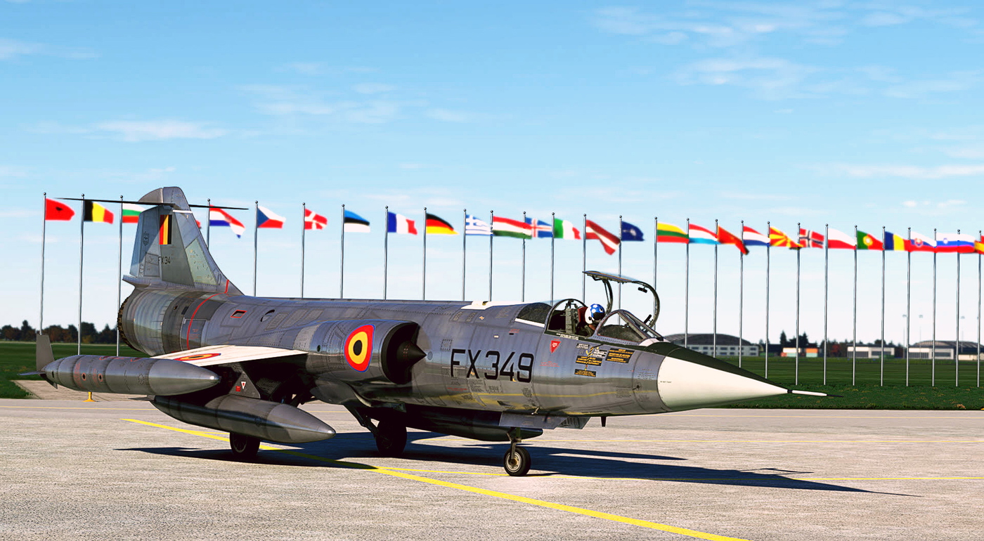 Lockheed F-104G - Pack of 3 liveries worn by FX34 during its career ...