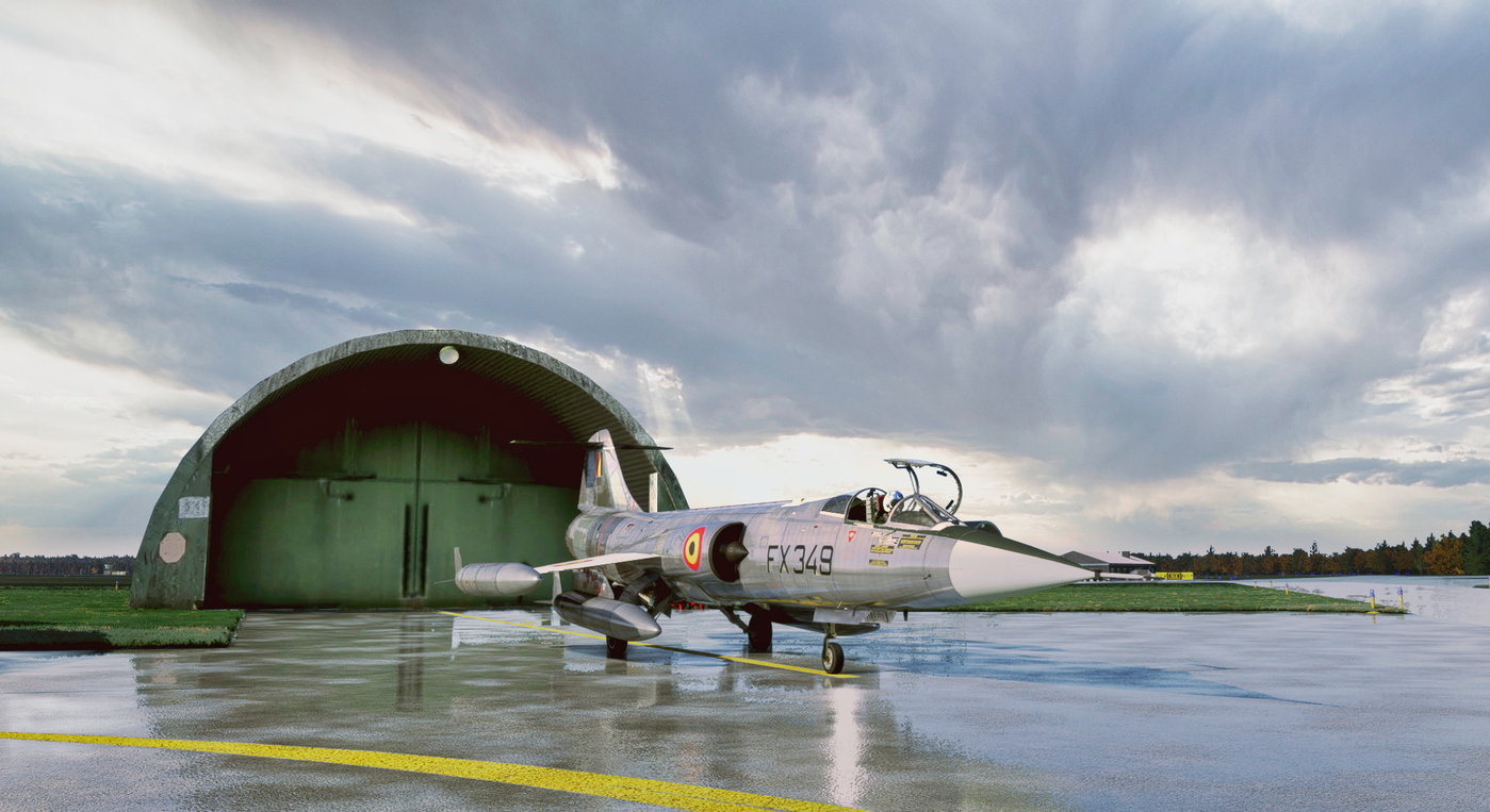 Lockheed F-104G - Pack of 3 liveries worn by FX34 during its career ...