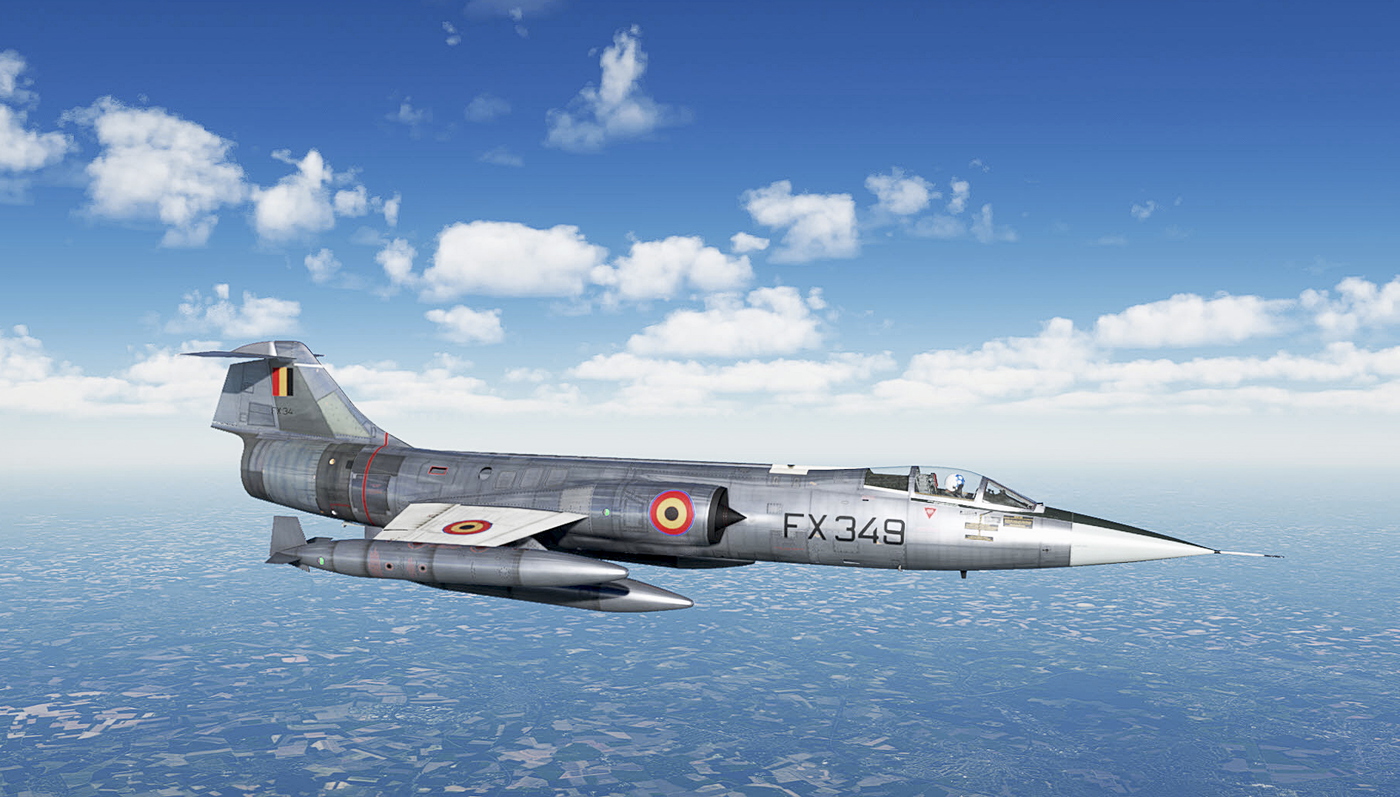 Lockheed F-104G - Pack of 3 liveries worn by FX34 during its career ...