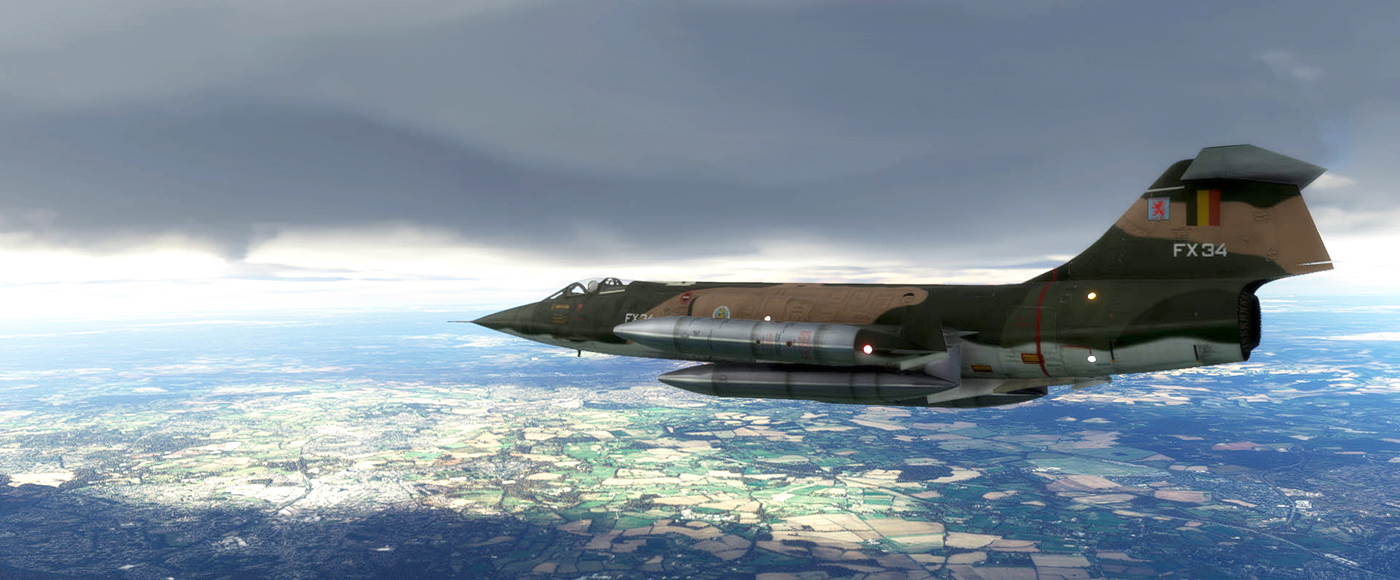 Lockheed F-104G - Pack of 3 liveries worn by FX34 during its career ...