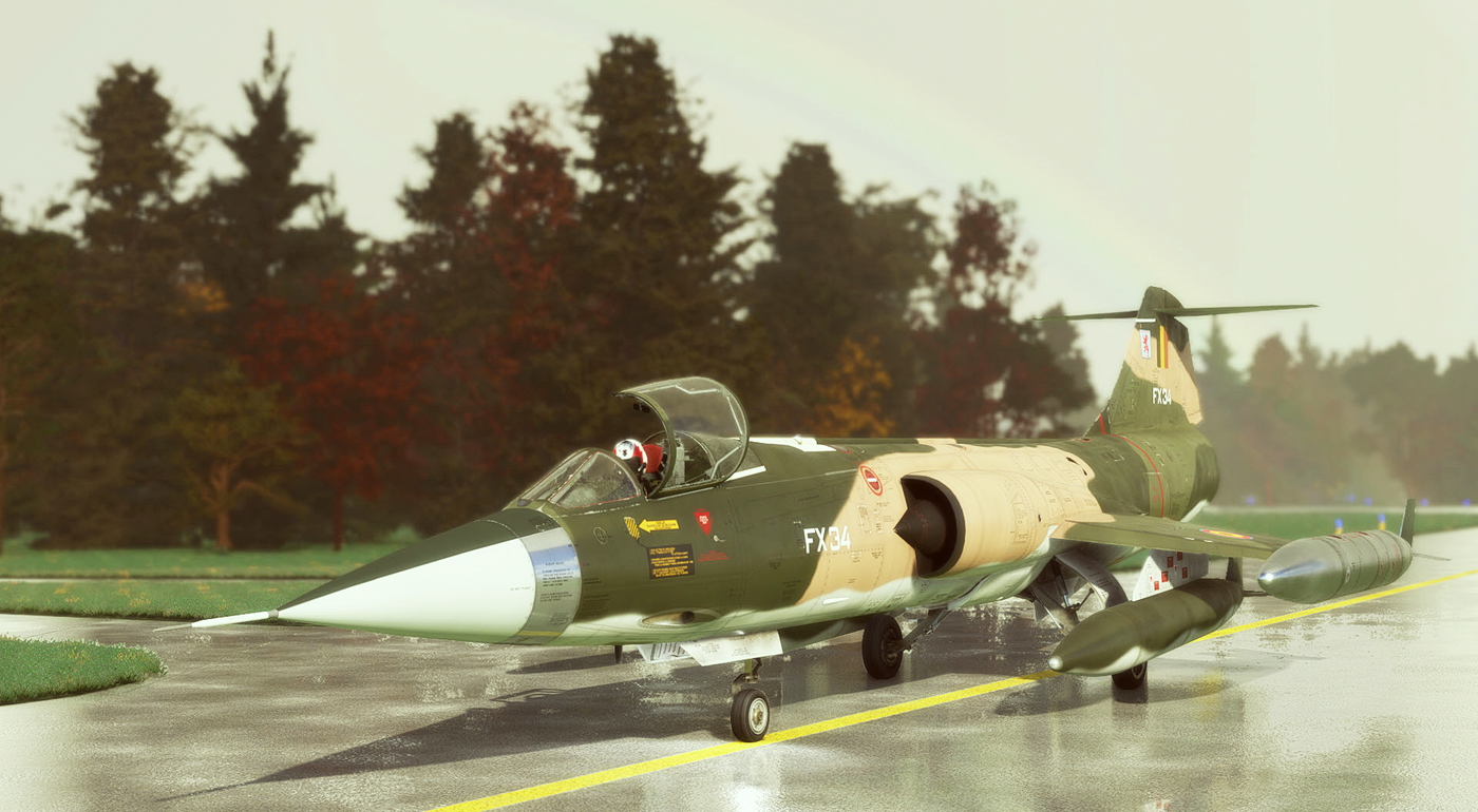 Lockheed F-104G - Pack of 3 liveries worn by FX34 during its career ...