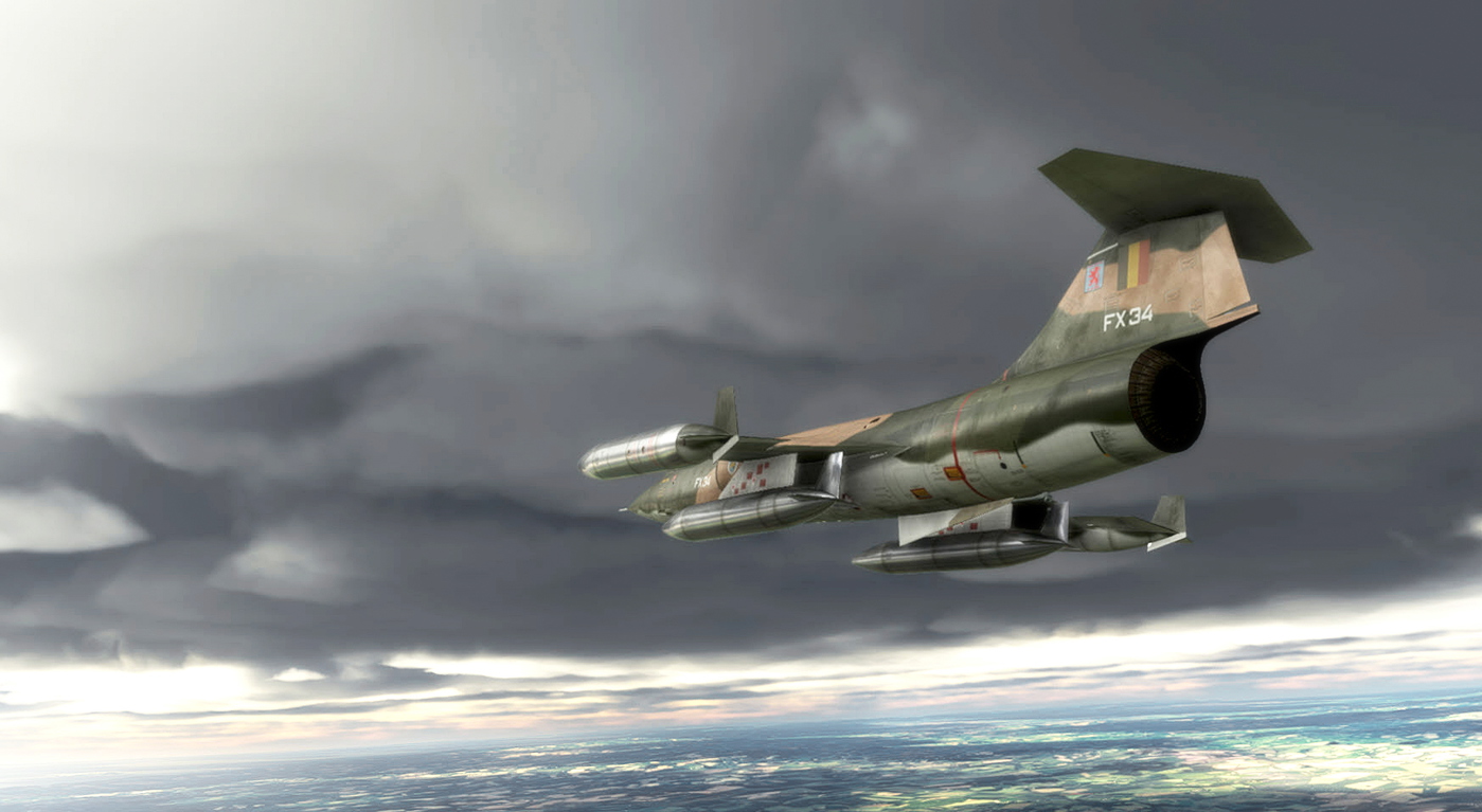 Lockheed F-104G - Pack of 3 liveries worn by FX34 during its career ...
