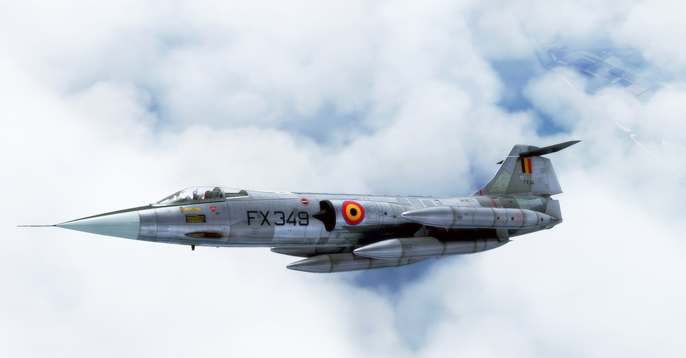 Lockheed F-104G - Pack of 3 liveries worn by FX34 during its career ...