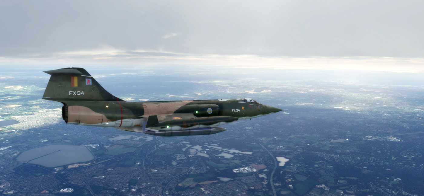 Lockheed F-104G - Pack of 3 liveries worn by FX34 during its career ...